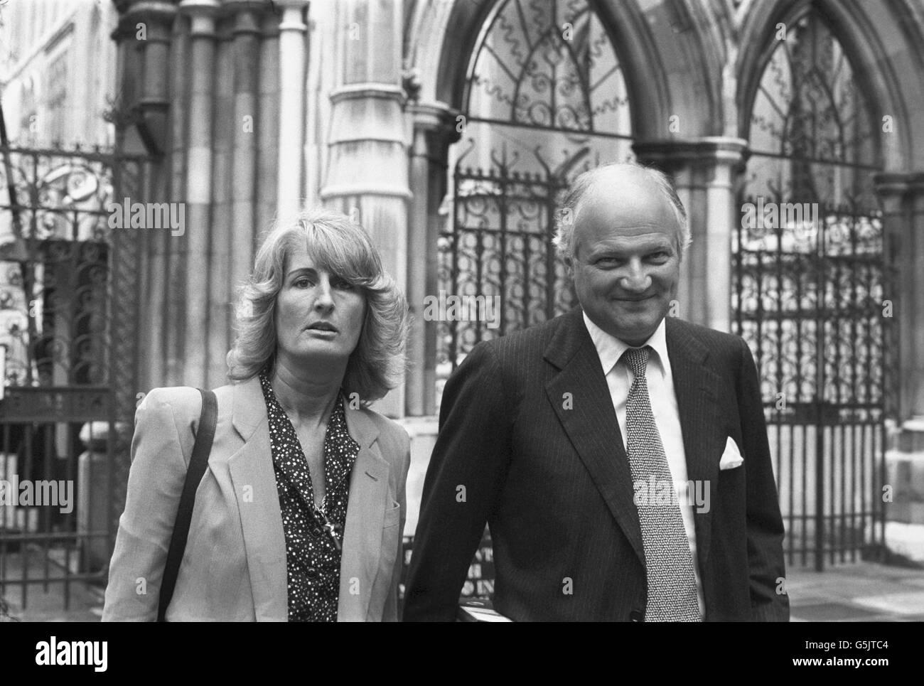 James goldsmith and wife Black and White Stock Photos & Images - Alamy