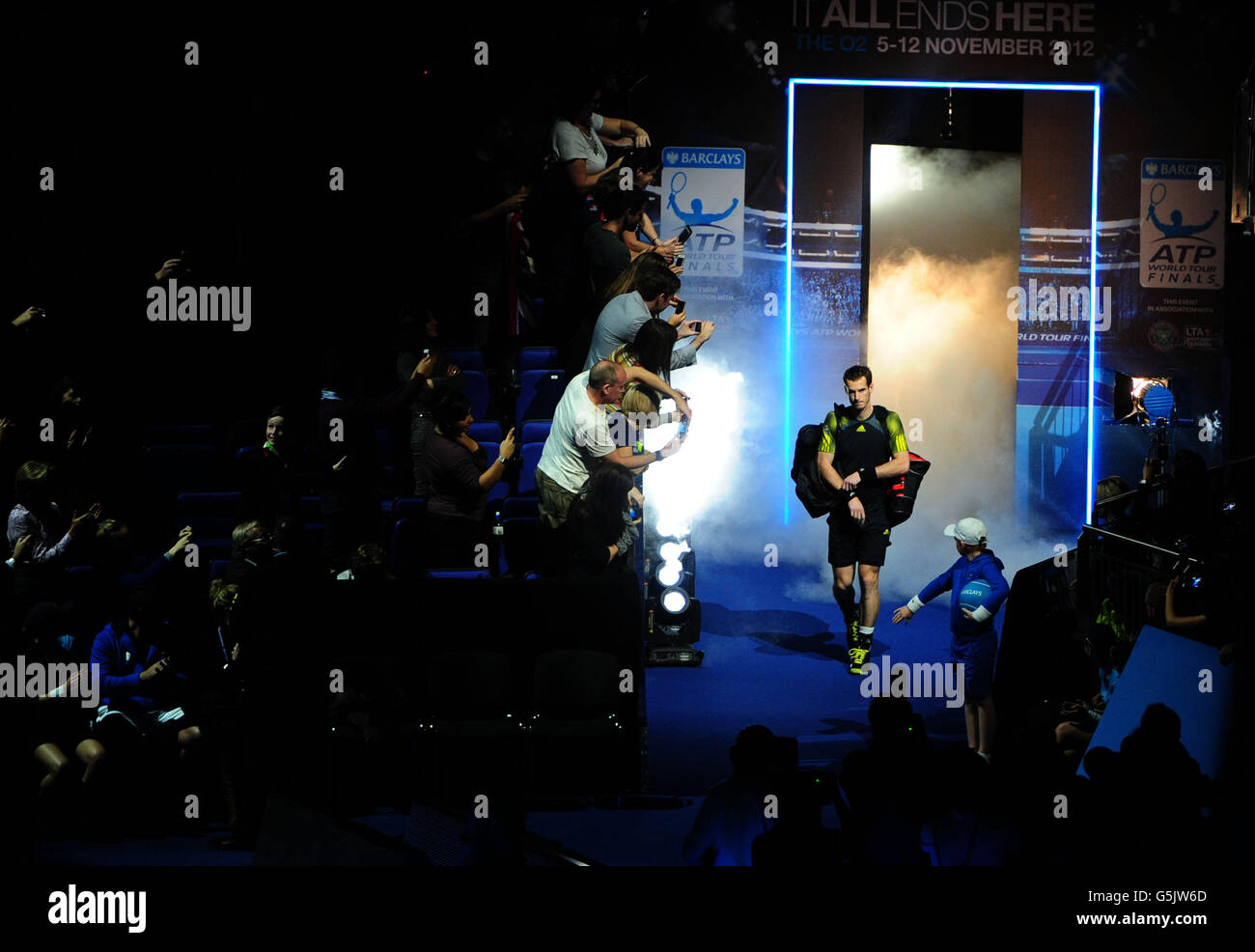 Tennis barclays atp world tour finals day five o2 arena hi-res stock ...