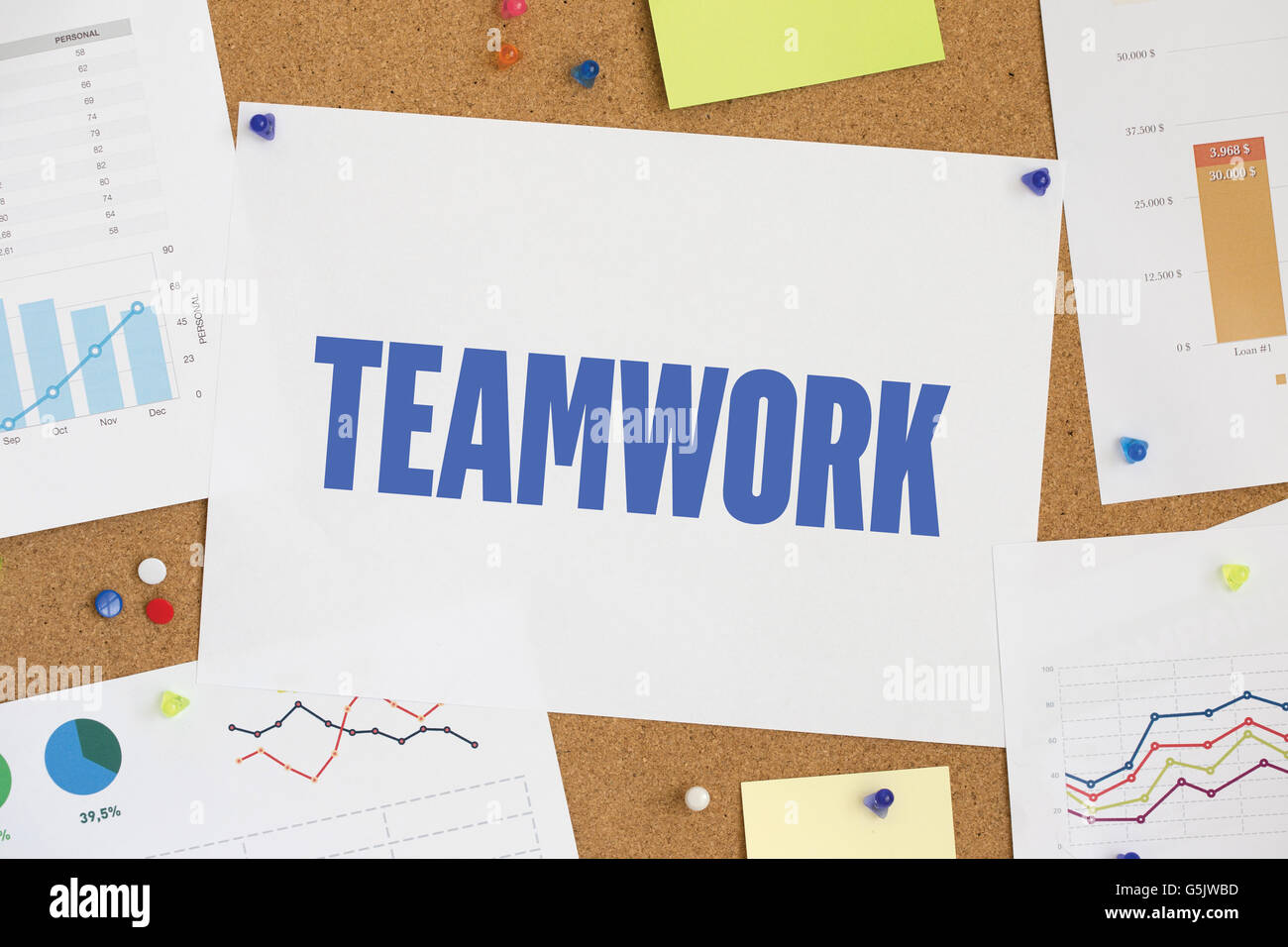 CHART BUSINESS GRAPH RESULT COMPANY TEAMWORK CONCEPT Stock Photo - Alamy