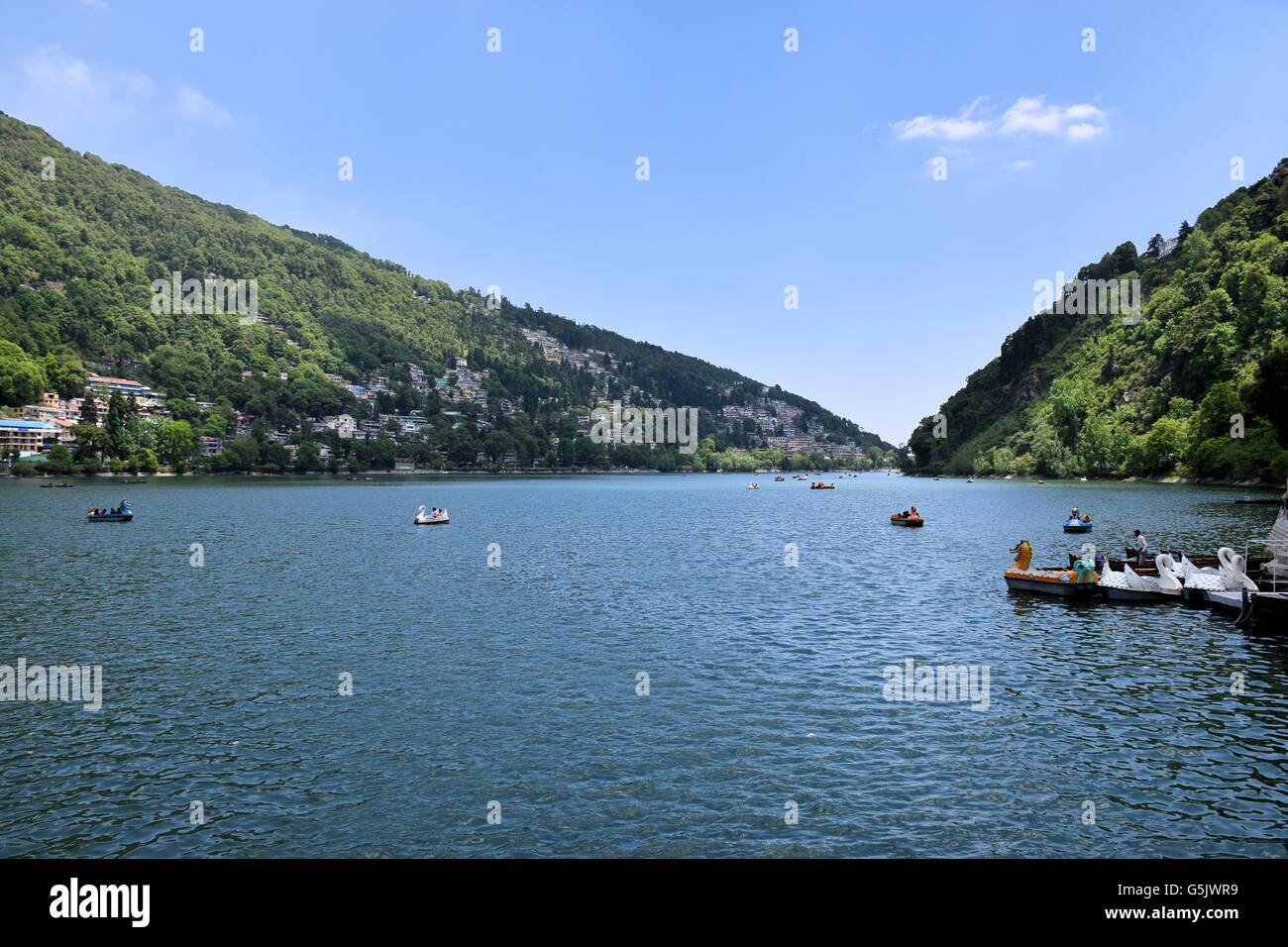 Nainital and Naini Lake Stock Photo - Alamy