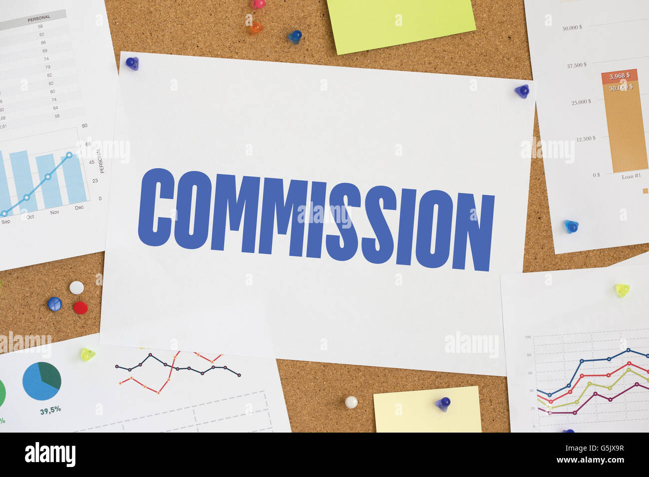 CHART BUSINESS GRAPH RESULT COMPANY COMMISSION CONCEPT Stock Photo - Alamy