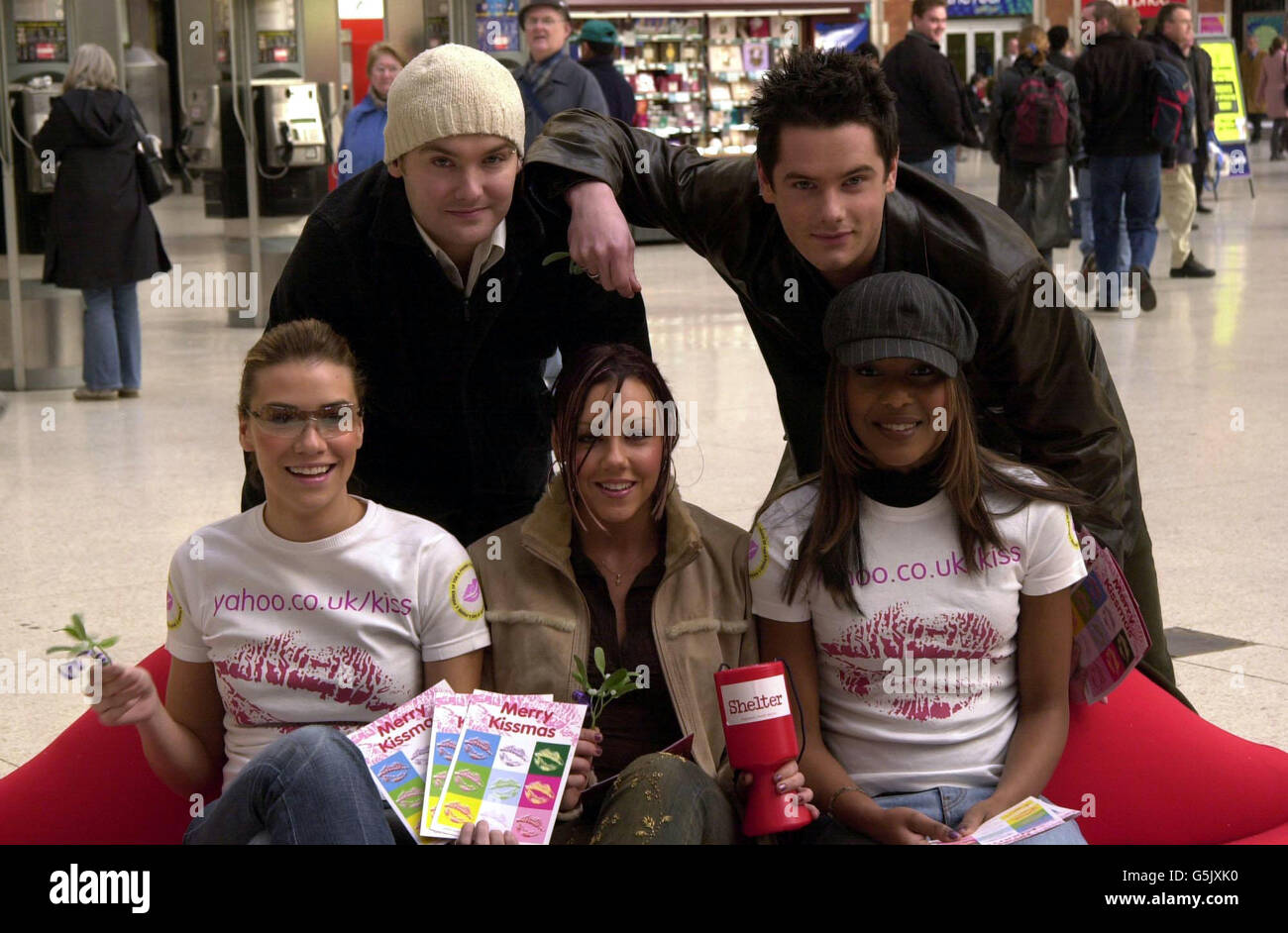 Pop group Liberty Kevin Simm (left) and Tony Lundon and (front from ...
