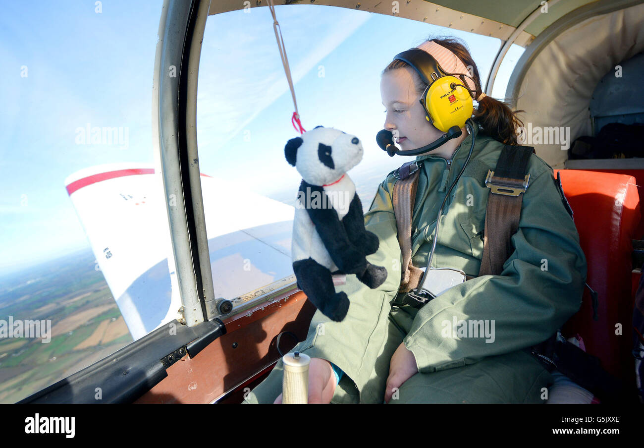 Ellie Carter flying Stock Photo - Alamy