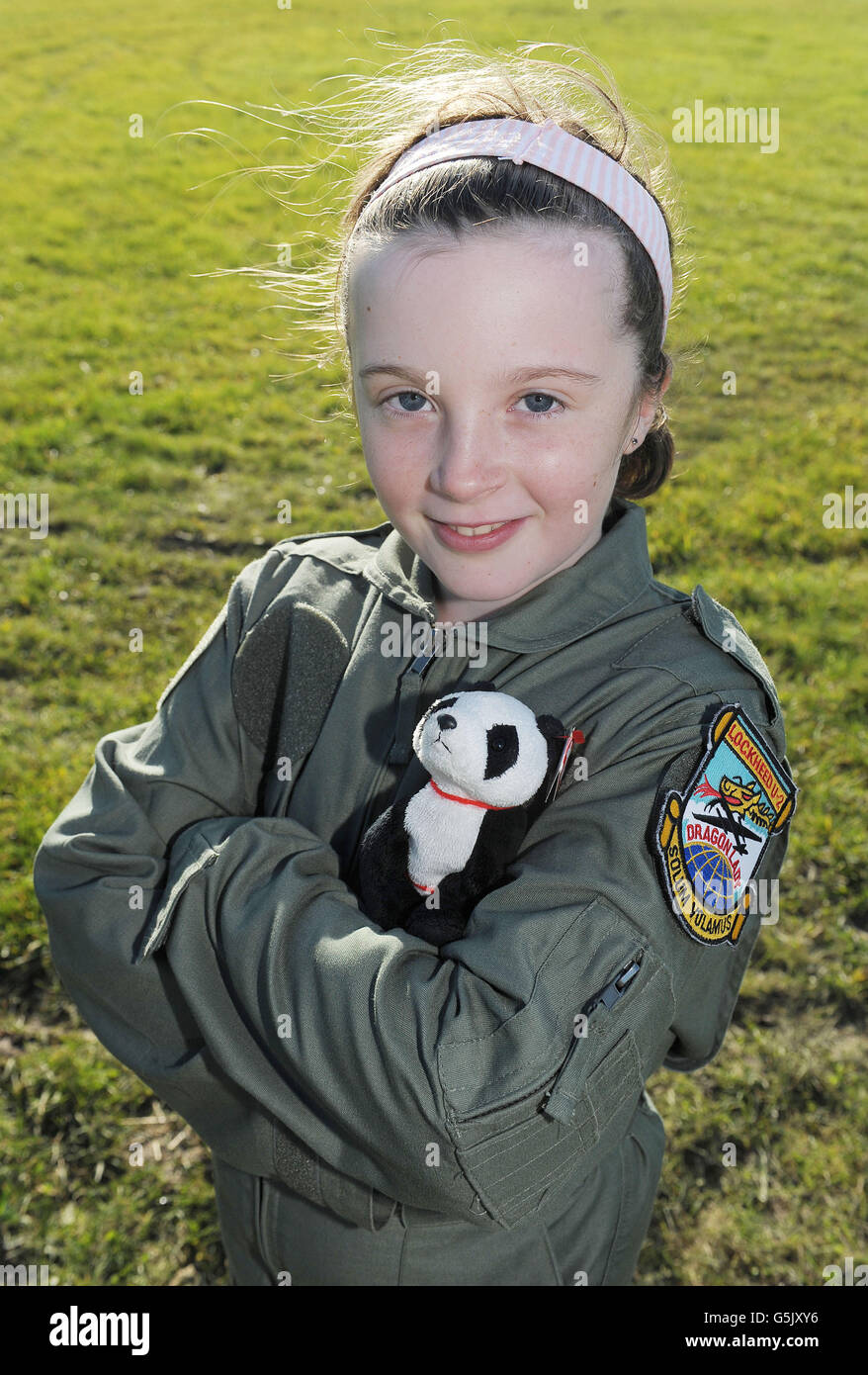 Ellie Carter flying Stock Photo - Alamy