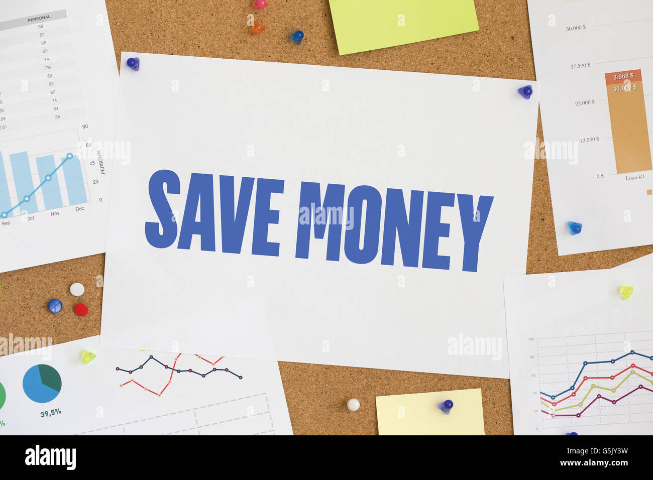 CHART BUSINESS GRAPH RESULT COMPANY SAVE MONEY CONCEPT Stock Photo - Alamy