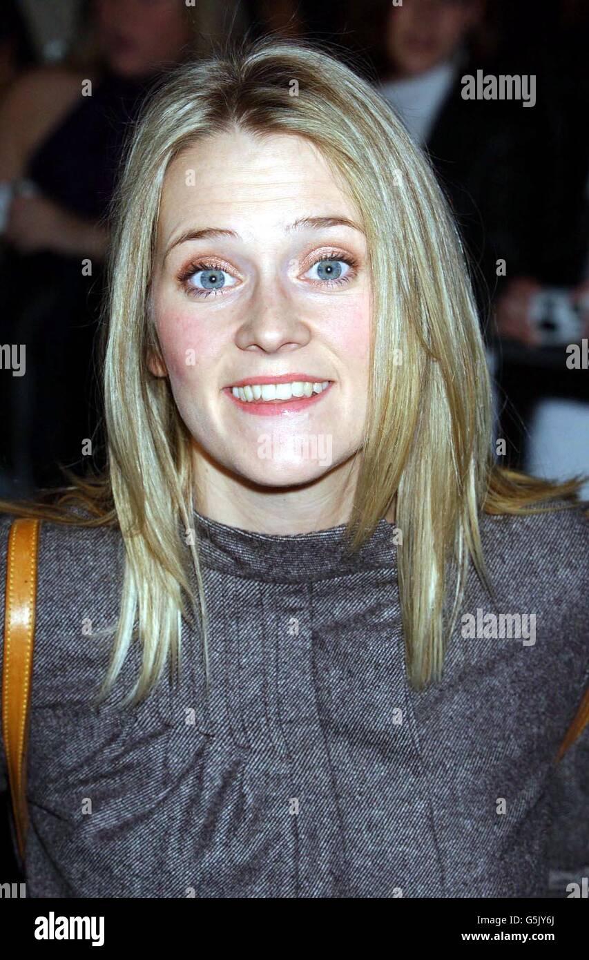 MTV presenter Edith Bowman arrives for the premiere of the new docufilm ...