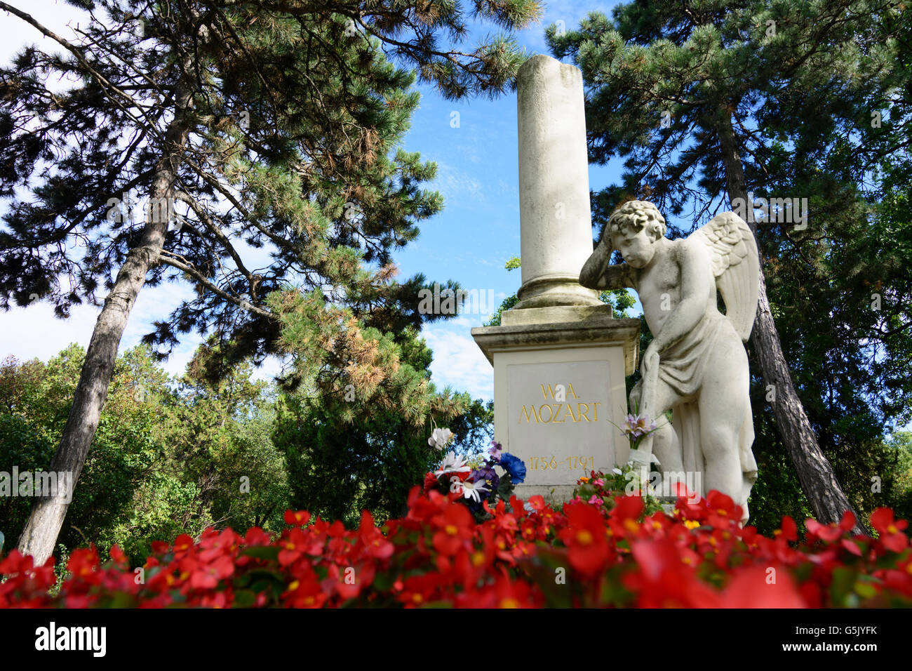 Mozart grave hi-res stock photography and images - Alamy
