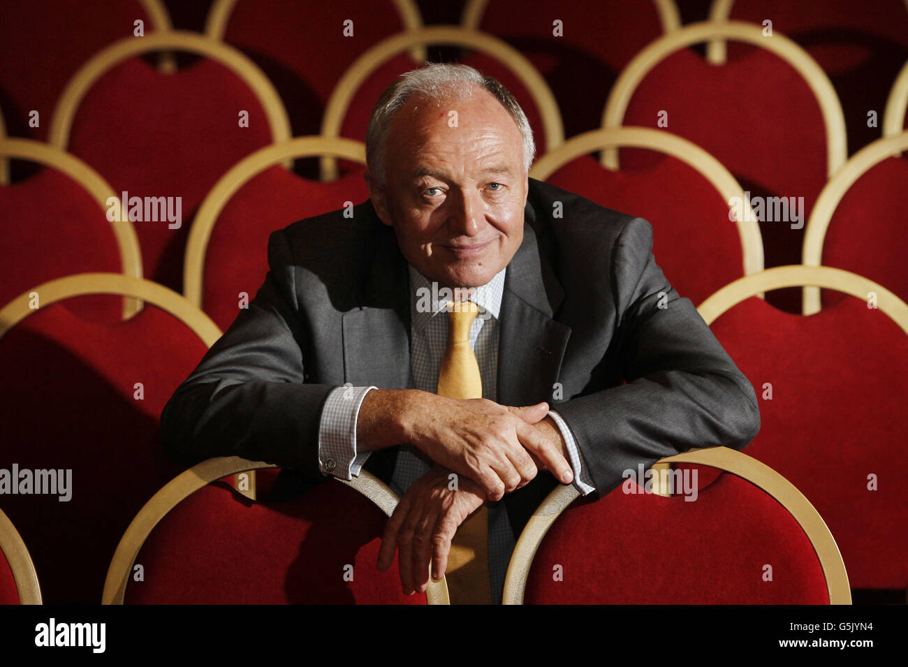 Former Mayor of London Ken Livingstone following his keynote speech at ...