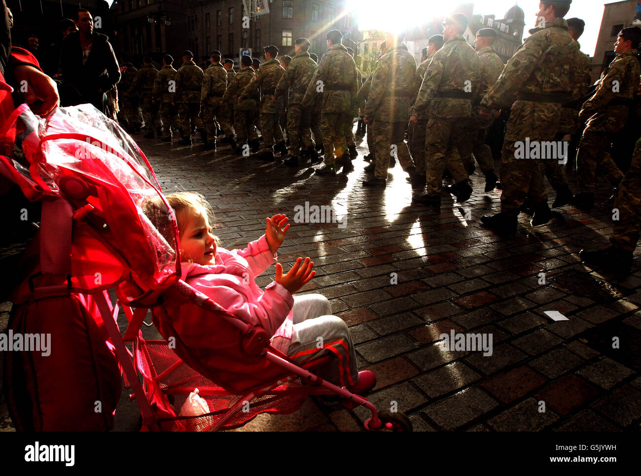19th Regiment Royal Artillery homecoming Stock Photo - Alamy
