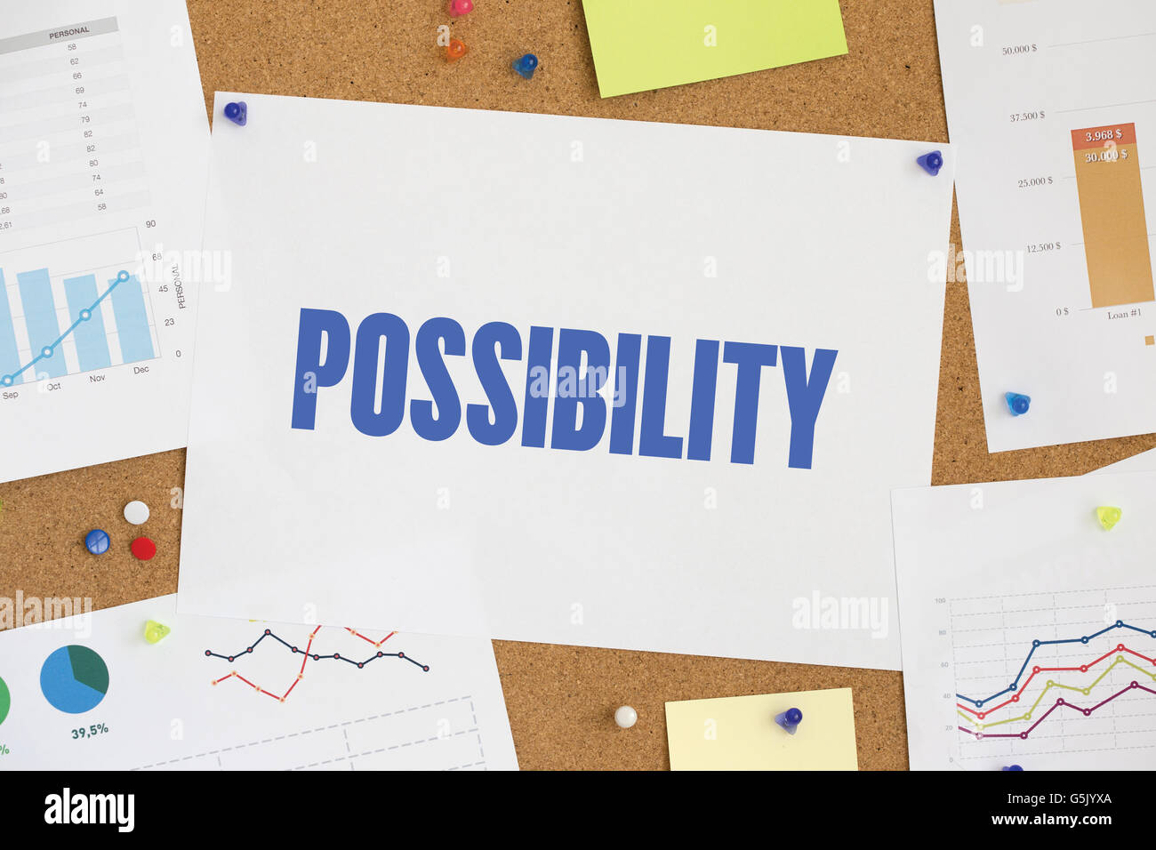 CHART BUSINESS GRAPH RESULT COMPANY POSSIBILITY CONCEPT Stock Photo - Alamy