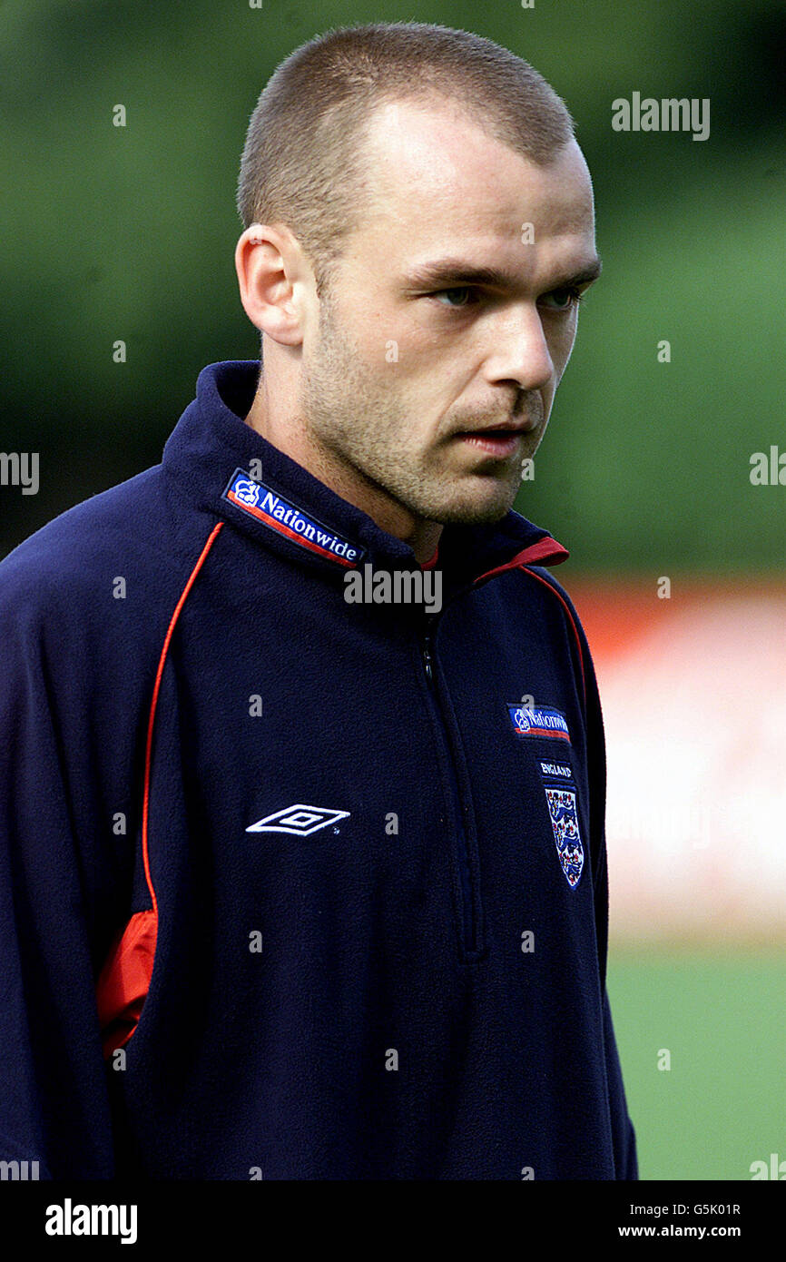 FOOTBALL ENGLAND TRAINING - DANNY MURPHY Stock Photo - Alamy