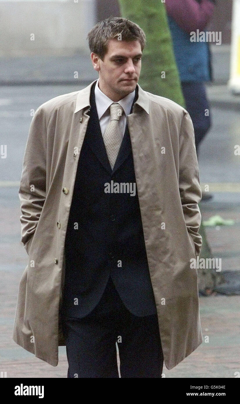 Leeds United footballer Jonathan Woodgate arrives at Hull Crown Court ...