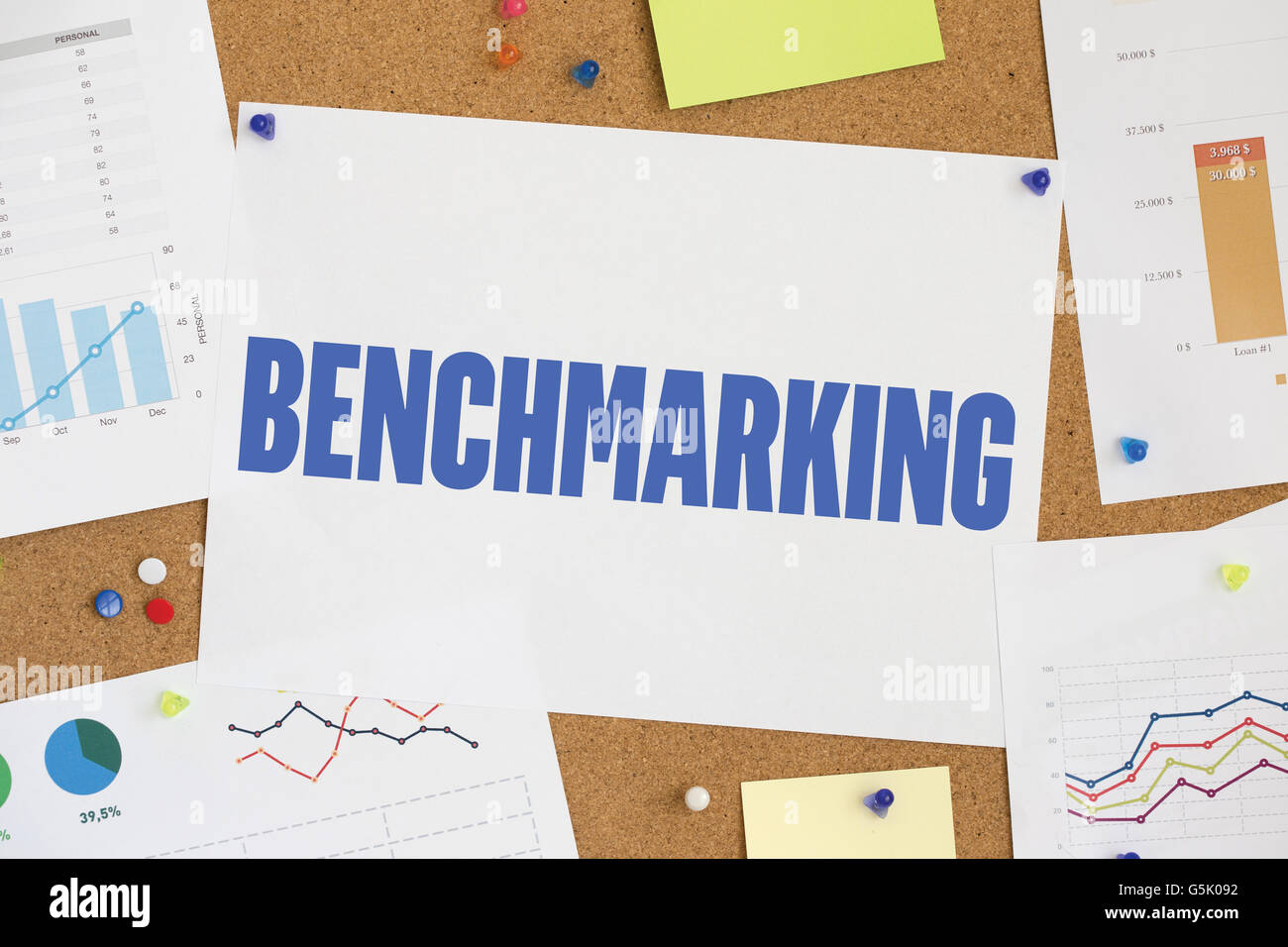 CHART BUSINESS GRAPH RESULT COMPANY BENCHMARKING CONCEPT Stock Photo ...