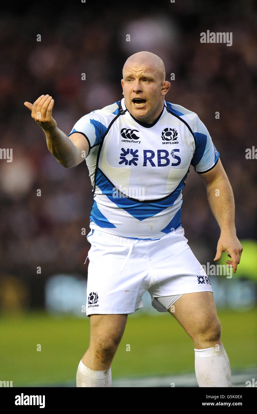 Rugby Union - EMC Test - Scotland v New Zealand - Murrayfield. Scott ...
