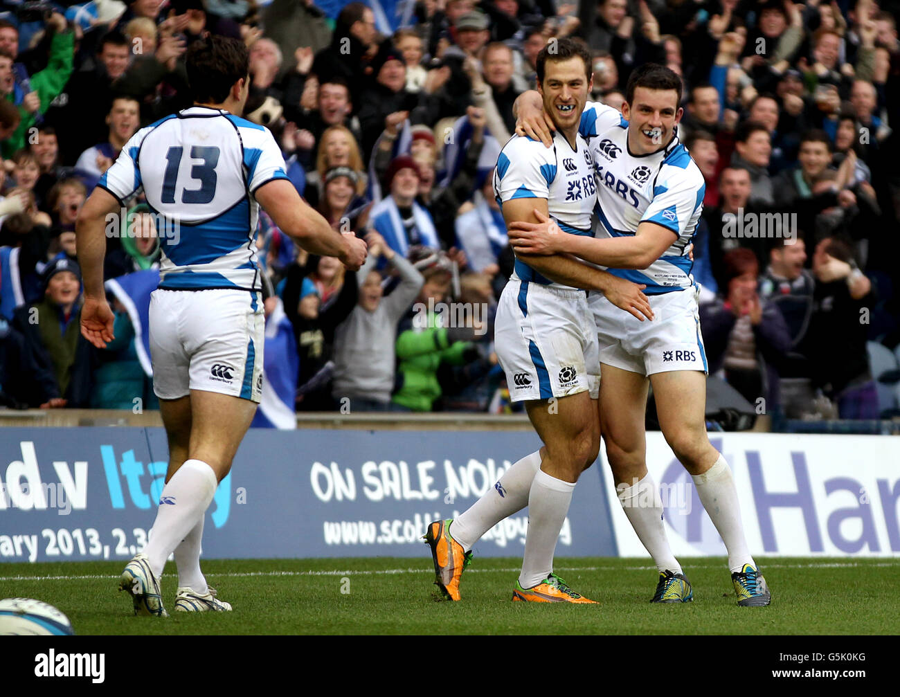 Rugby Union - EMC Test - Scotland v New Zealand - Murrayfield. Scotland ...