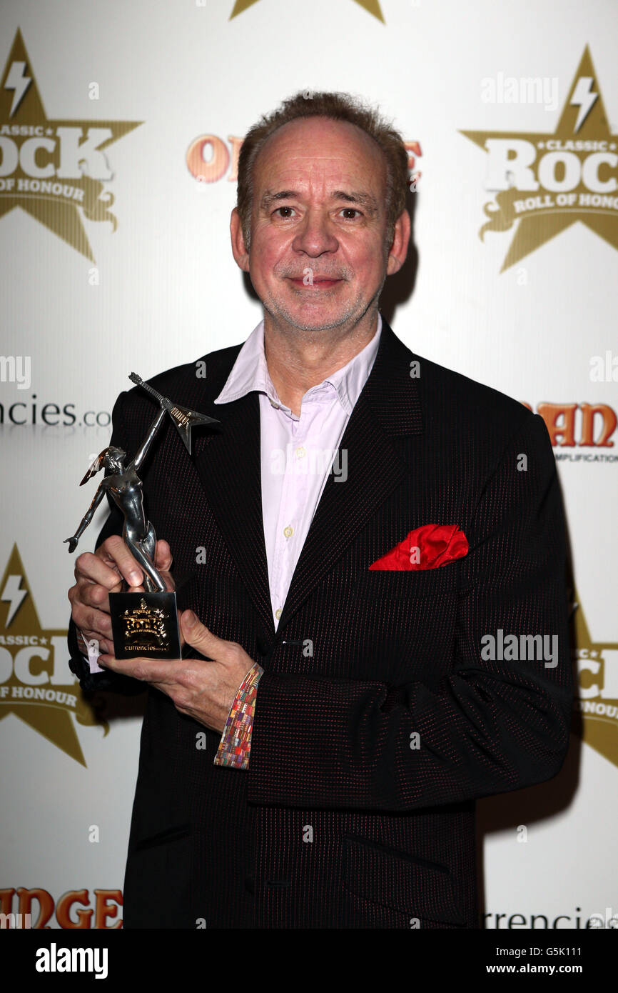 Phil Manzanera winner of the Musicians' Union Maestro Award at the ...