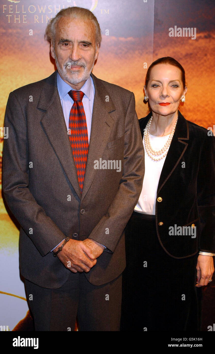 Christopher lee and actor hi-res stock photography and images - Alamy