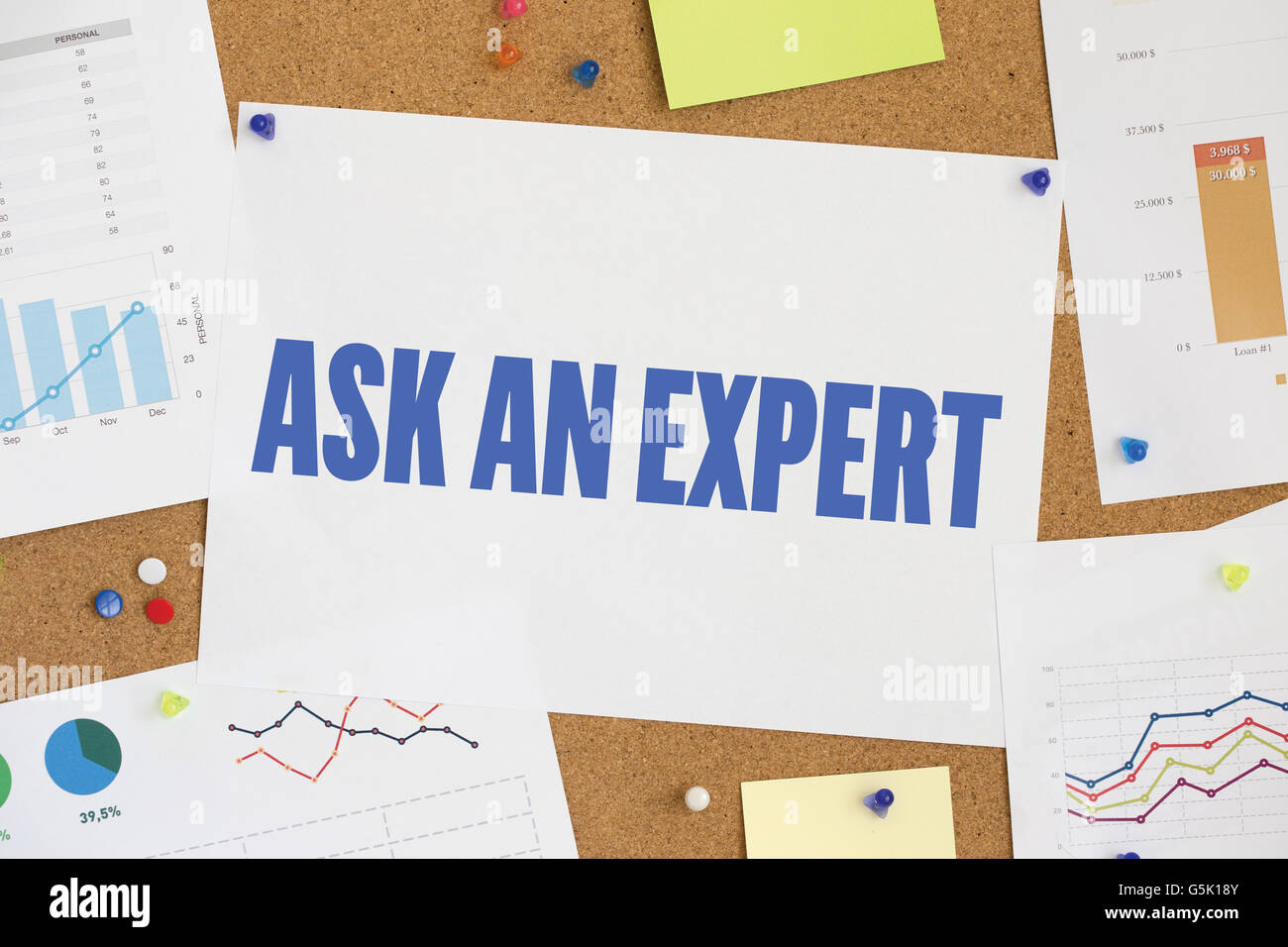 CHART BUSINESS GRAPH RESULT COMPANY ASK AN EXPERT CONCEPT Stock Photo ...