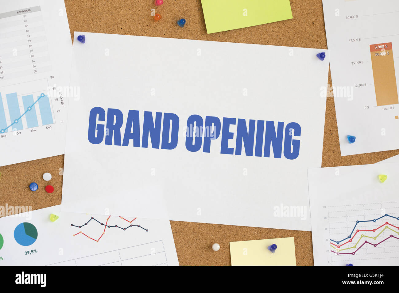 CHART BUSINESS GRAPH RESULT COMPANY GRAND OPENING CONCEPT Stock Photo ...