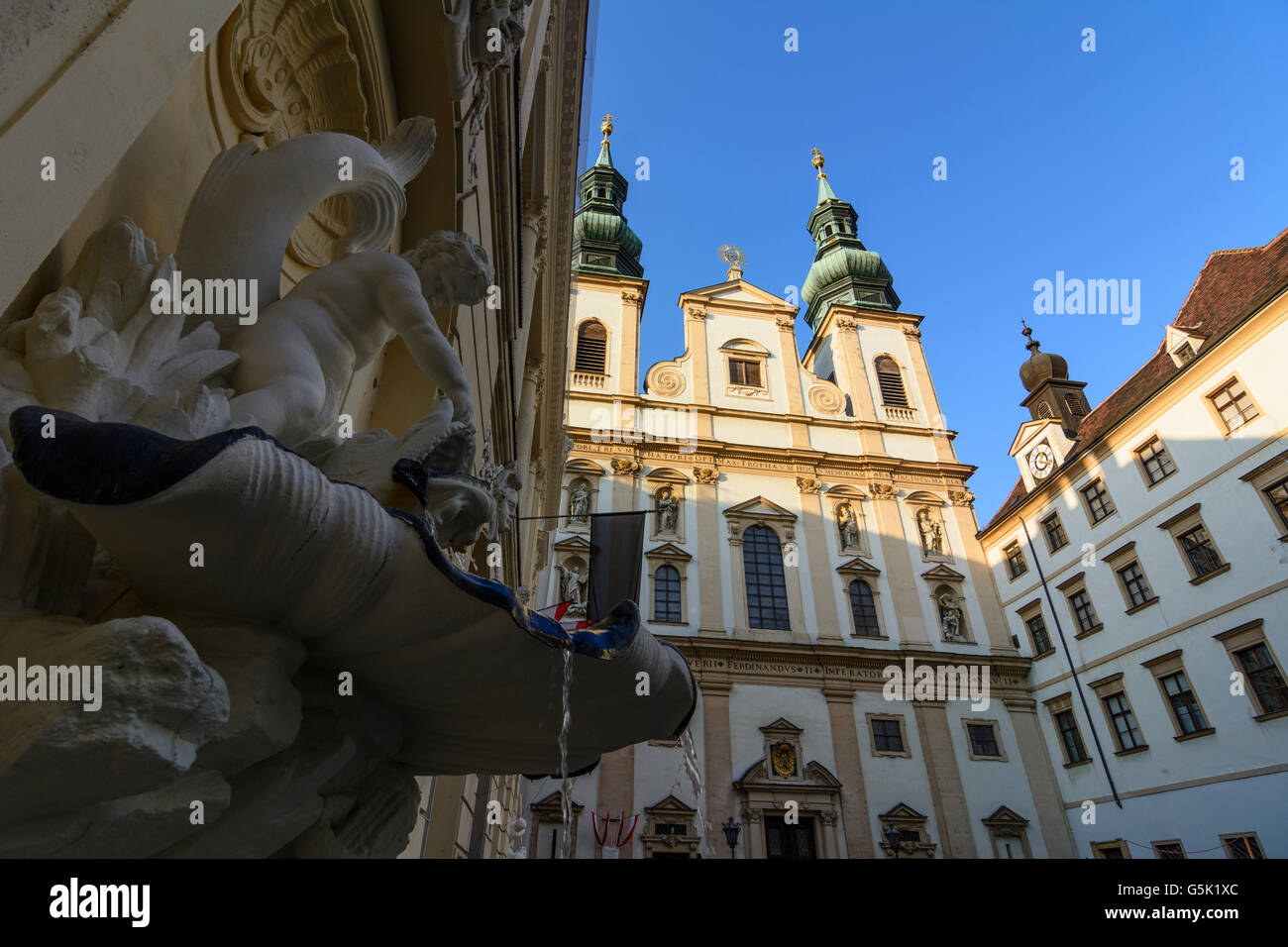 church Jesuitenkirche, Wien, Vienna, Austria, Wien, 01 Stock Photo - Alamy