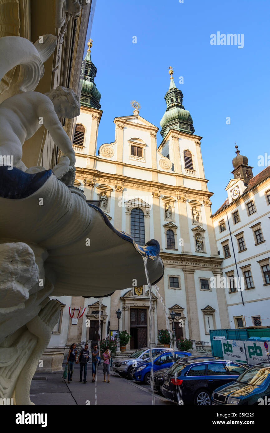 church Jesuitenkirche, Wien, Vienna, Austria, Wien, 01 Stock Photo - Alamy