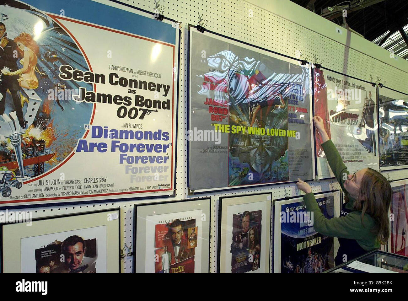 London Bonham's poster sale Stock Photo - Alamy