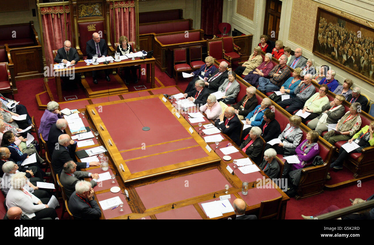 In the senate chamber at stormont hi-res stock photography and images ...