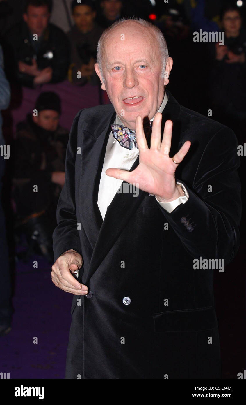 Actor Richard Wilson arriving for the British Comedy Awards 2001, at ...