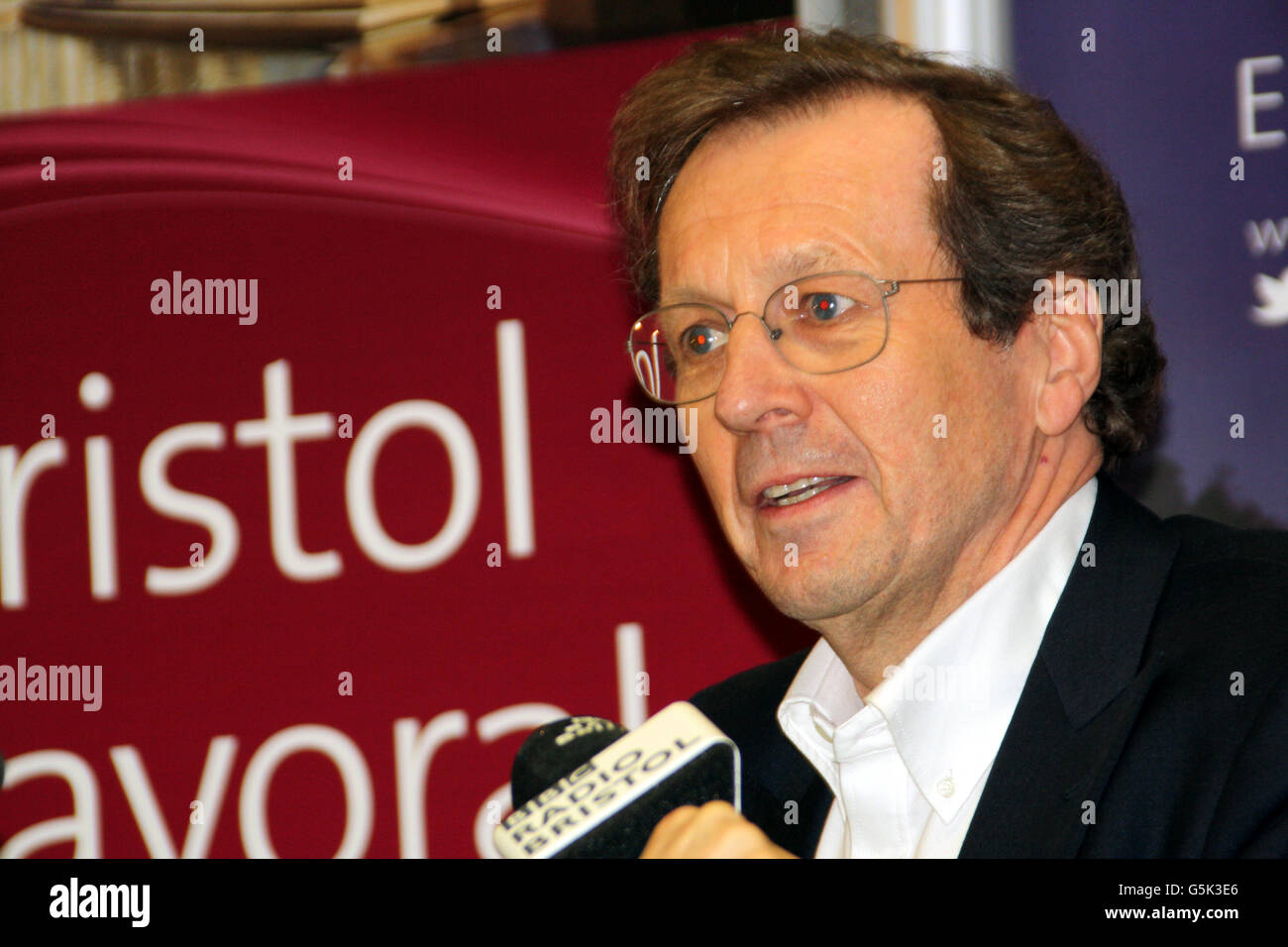 Independent George Ferguson, addresses his supporters after winning the ...