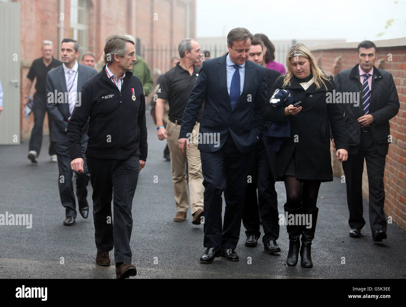 Prime Minister David Cameron meets injured soldiers at Tedworth House ...
