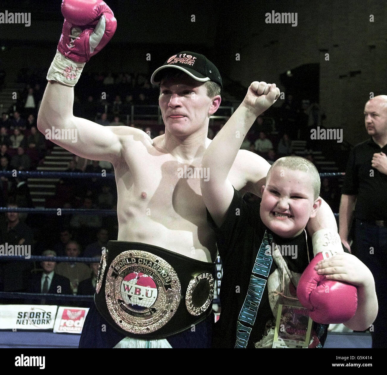Wbu light welterweight title beating justin rowsell hi-res stock ...