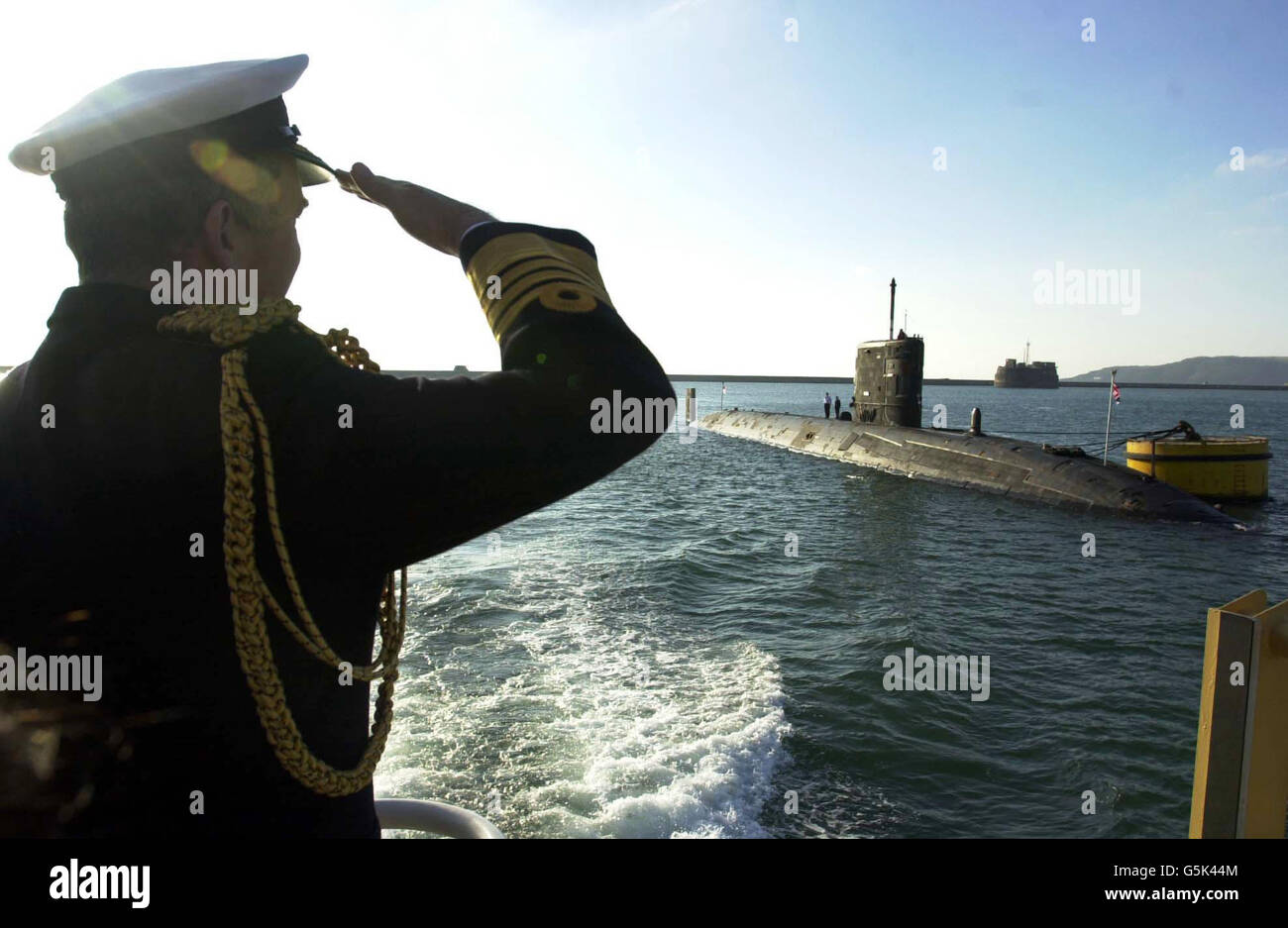 Hms triumph returns to plymouth hi-res stock photography and images - Alamy