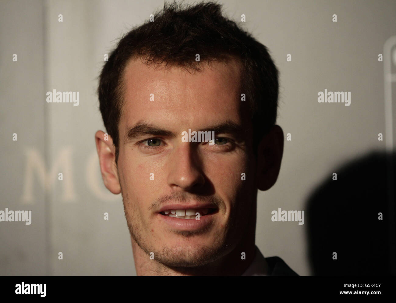 Andy Murray arriving for the Barclays ATP World Tour Finals launch ...