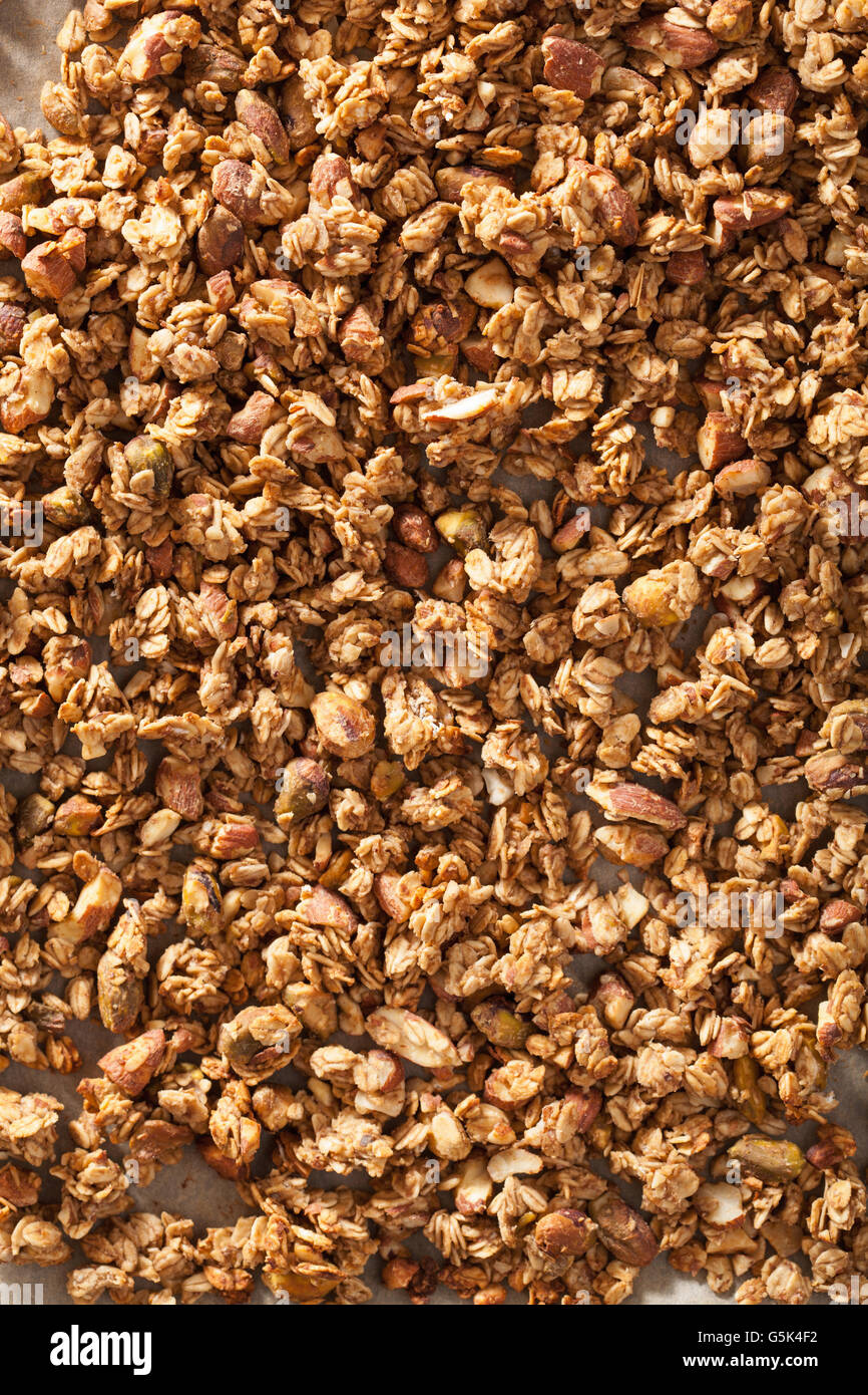 homemade healthy granola background Stock Photo - Alamy