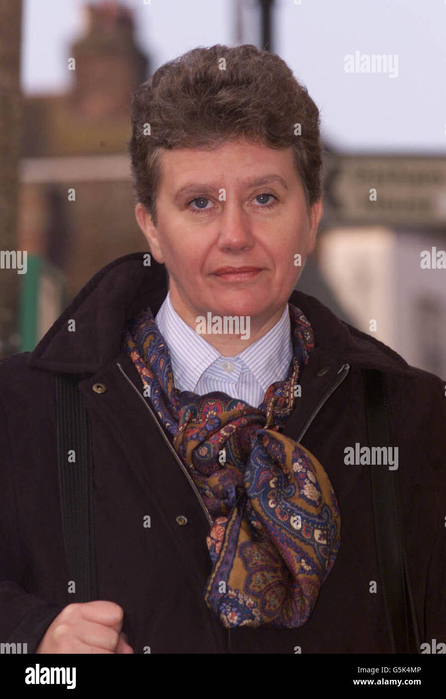 Defence barrister Sally O'Neill QC arrives at Lewes Crown Court in East ...