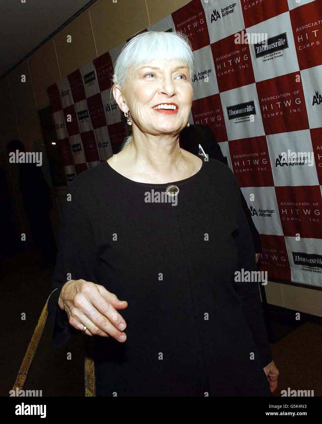 Actress Joanne Woodward after the first and only performance of the ...
