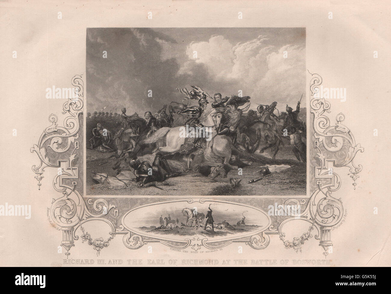 BATTLE OF BOSWORTH: Richard III & Earl Of Richmond. Finding Richard's ...