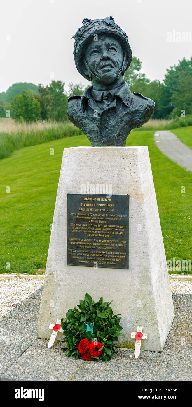 Pegasus Bridge, Benouville, Normandy, France – Memorial to Major John ...