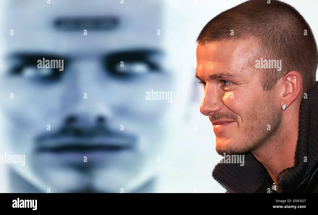 Celebrity sport football smiling profile non football david beckham hi ...