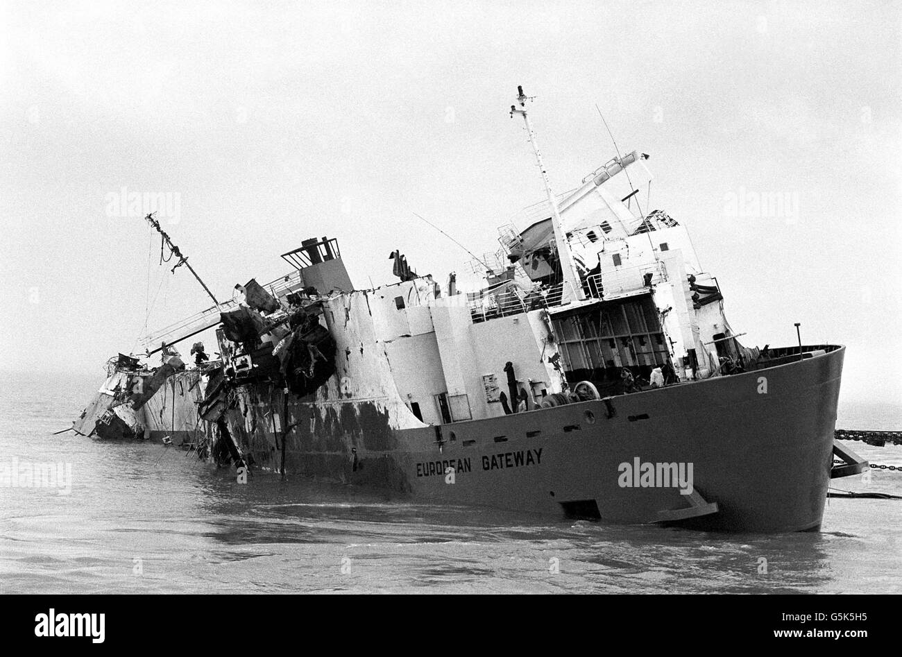 Off the ferry Black and White Stock Photos & Images - Alamy