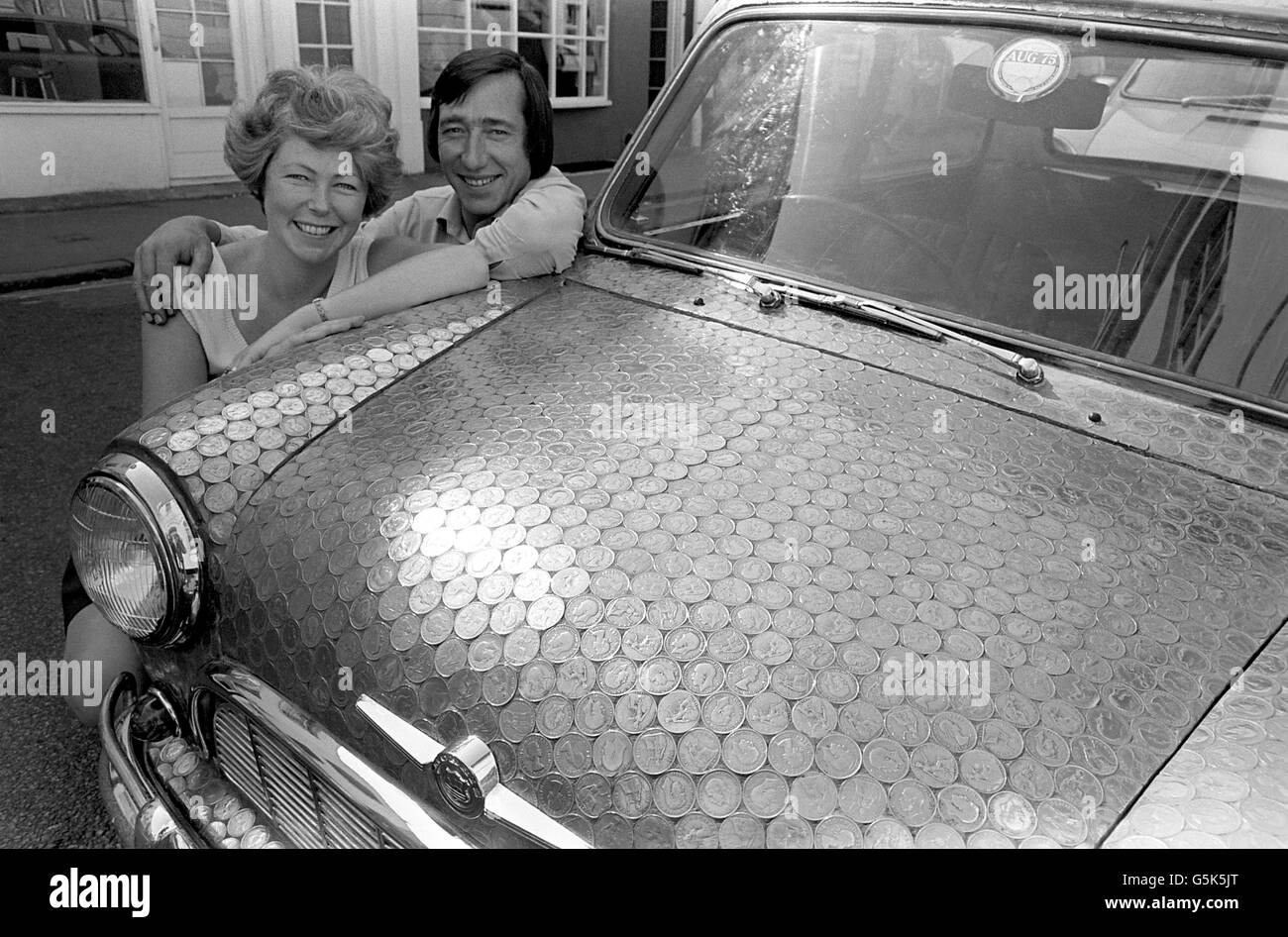 Businessman ken burkitt and girlfriend annie harrison pose with hi-res ...