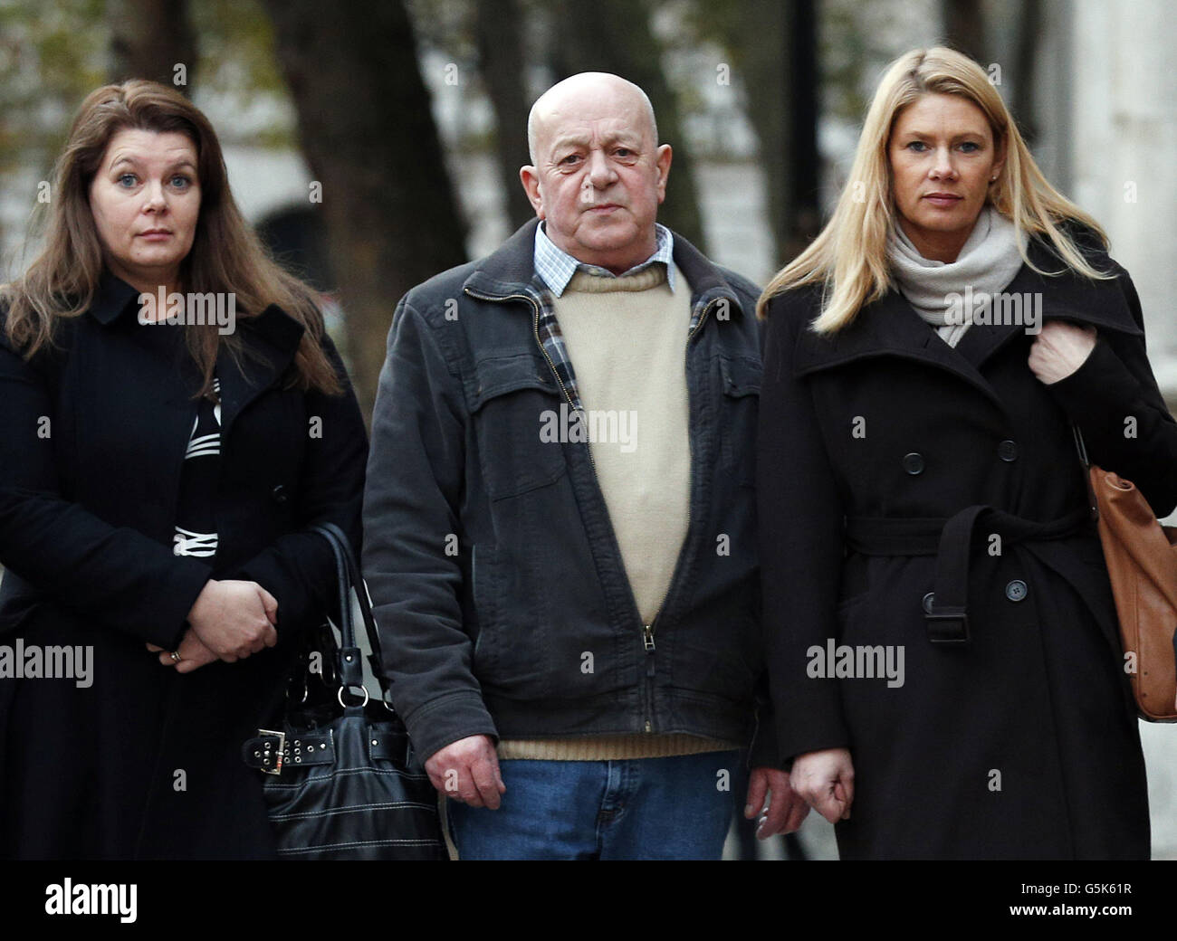 Members of the Tracey family (L-R) Kate Masters, Dave Tracey and Alison ...
