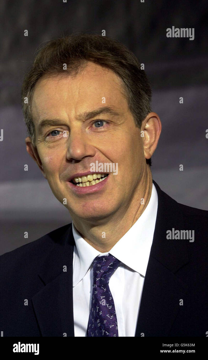 Prime Minister Tony Blair as he gave his seal of approval to the new ...