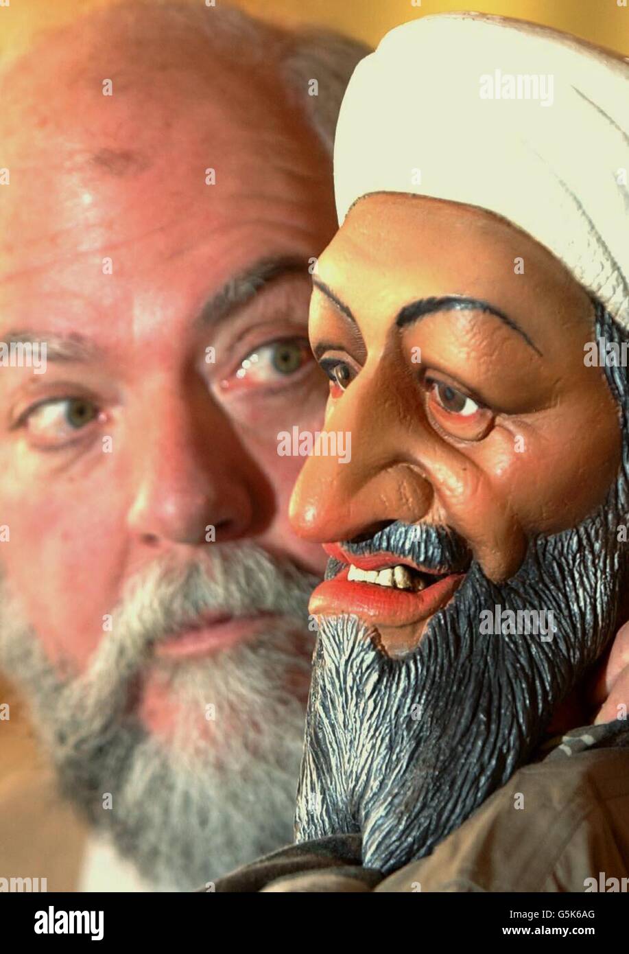 The puppet head of Osama Bin Laden Stock Photo - Alamy