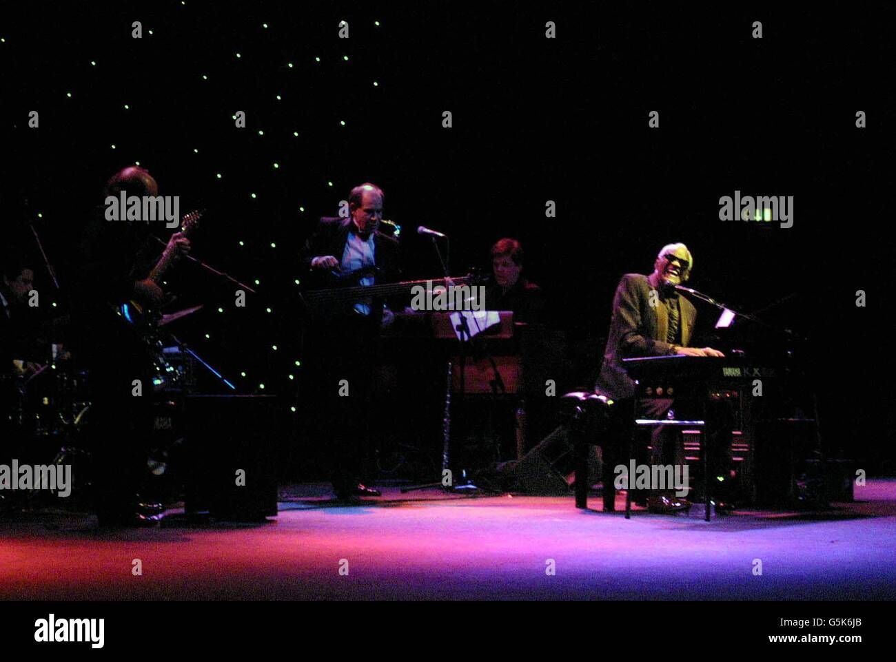 Ray Charles In Concert Stock Photo - Alamy