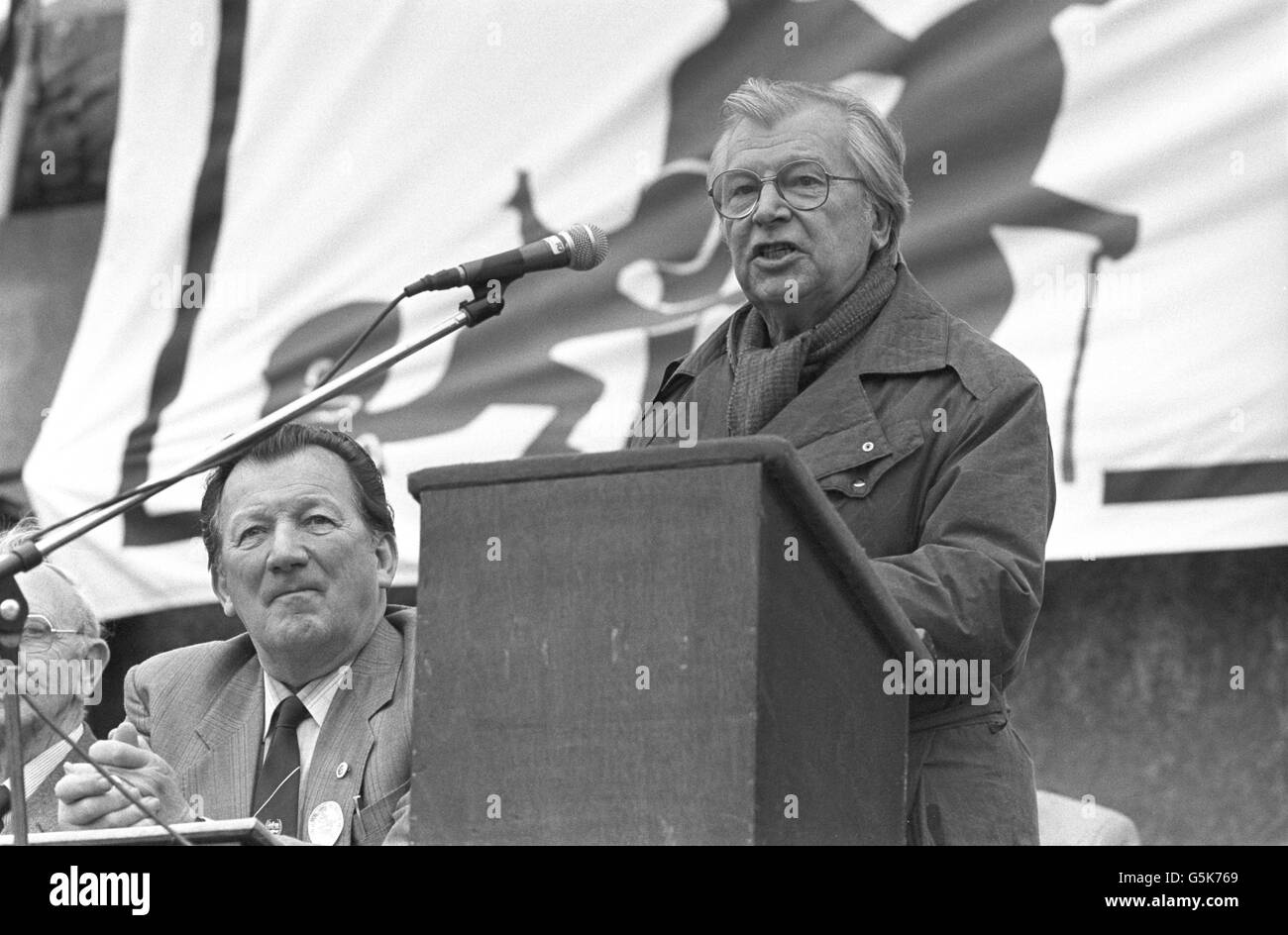 Social security protest Black and White Stock Photos & Images - Alamy