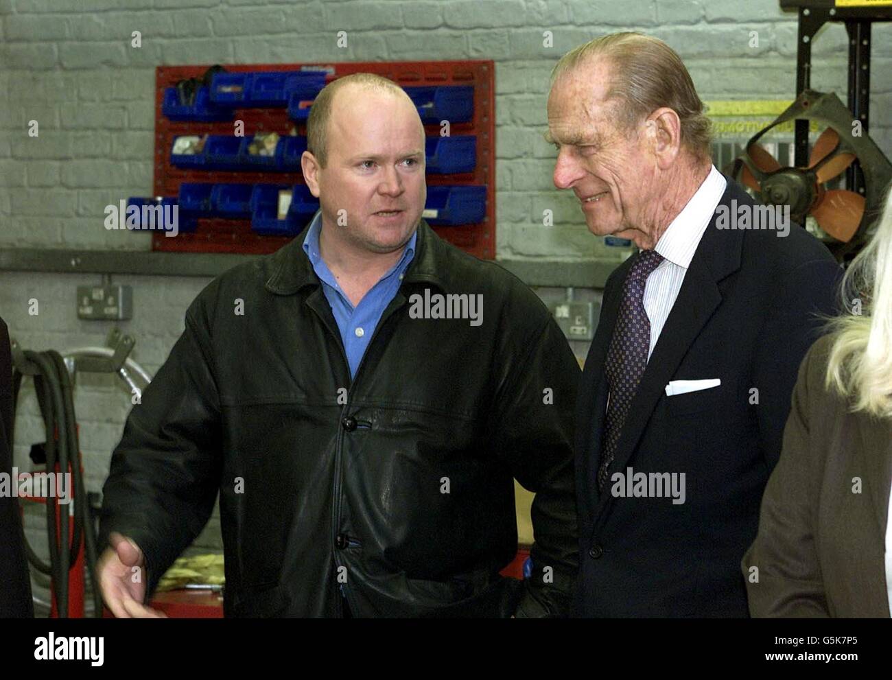 Television - Duke of Edinburgh meets cast and crew of BBC's "EastEnders ...