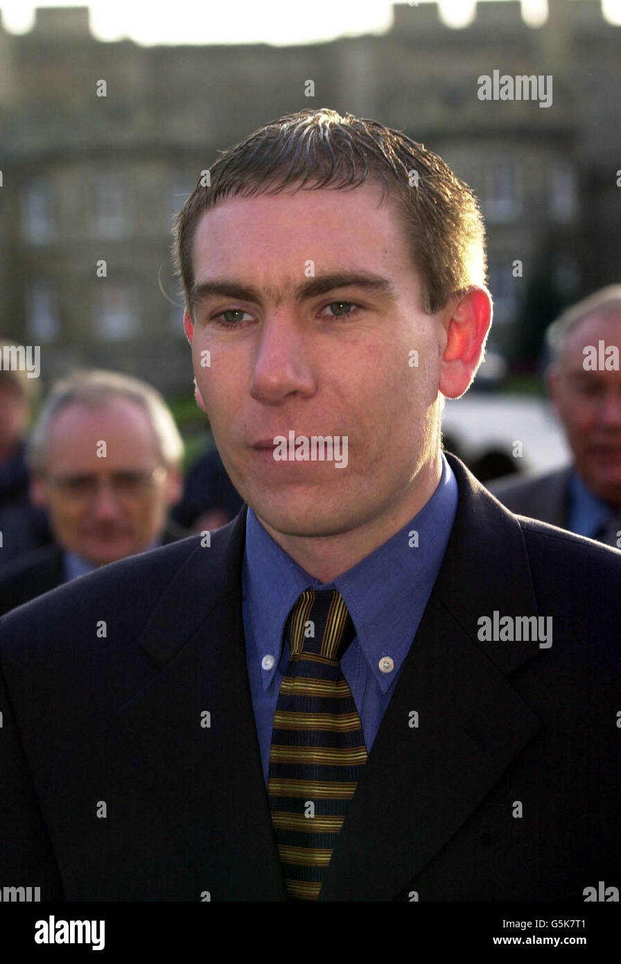 Corporal Derek Johnston arriving at Lincoln Crown court where he faces ...