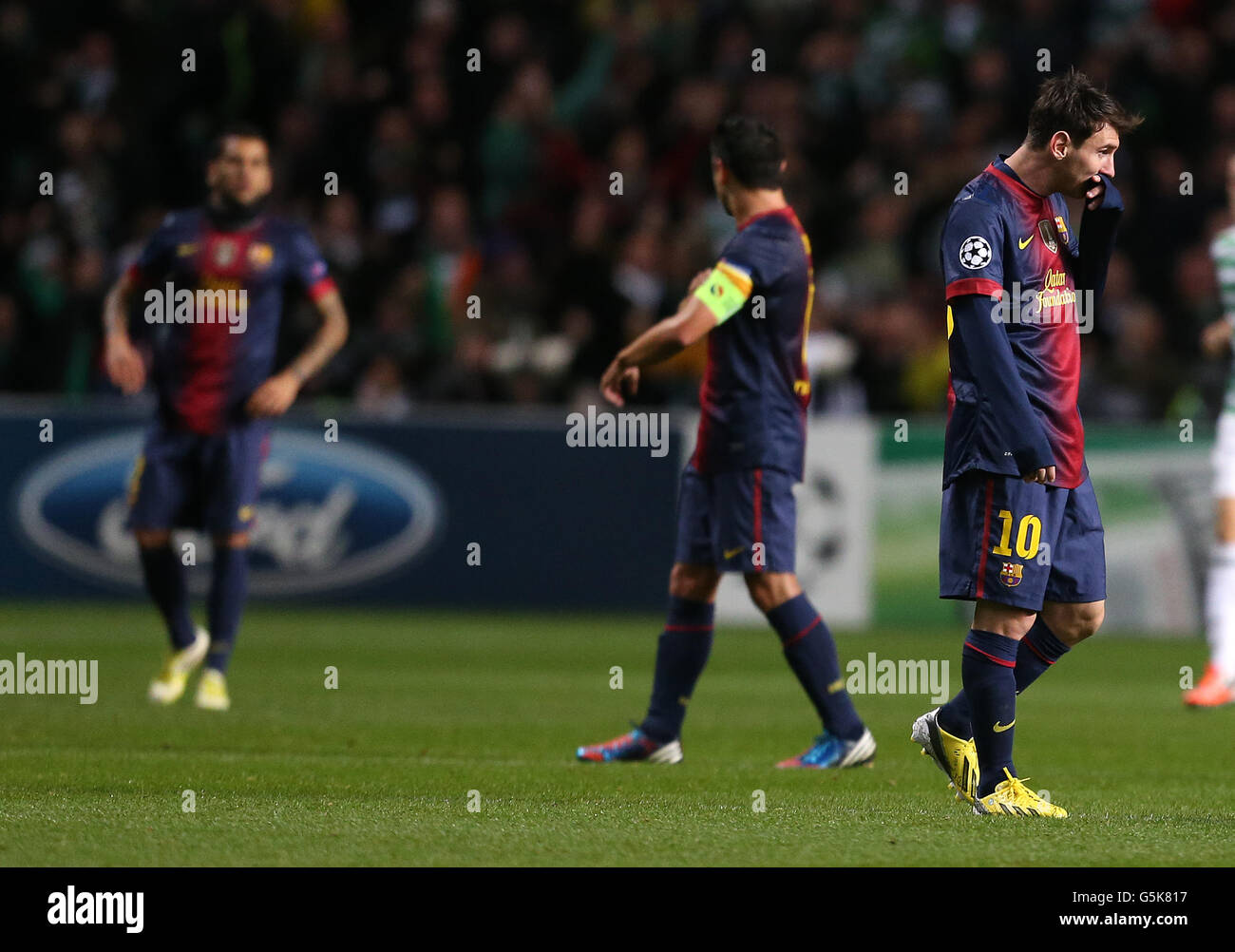 Celtic champions league dejected hi-res stock photography and images ...
