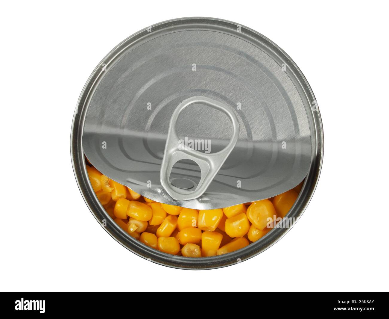 Corn in can Stock Photo - Alamy